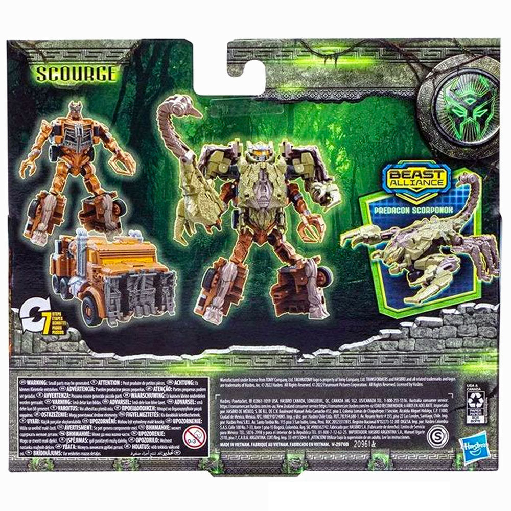 Transformers Rise of the Beast Alliance Scourge Scorponok Combiner toy ...