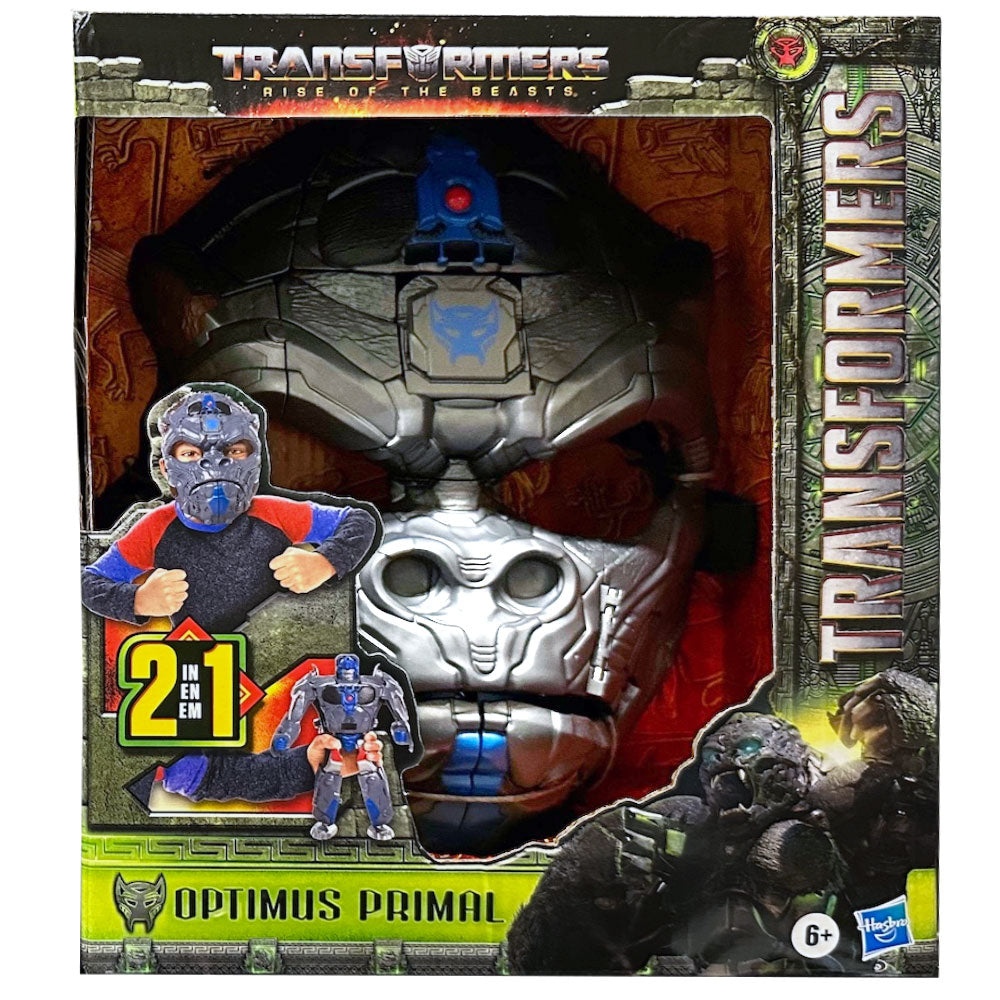 Transformers Rise of the Beasts Optimus Primal Transforming Mask Toy ...