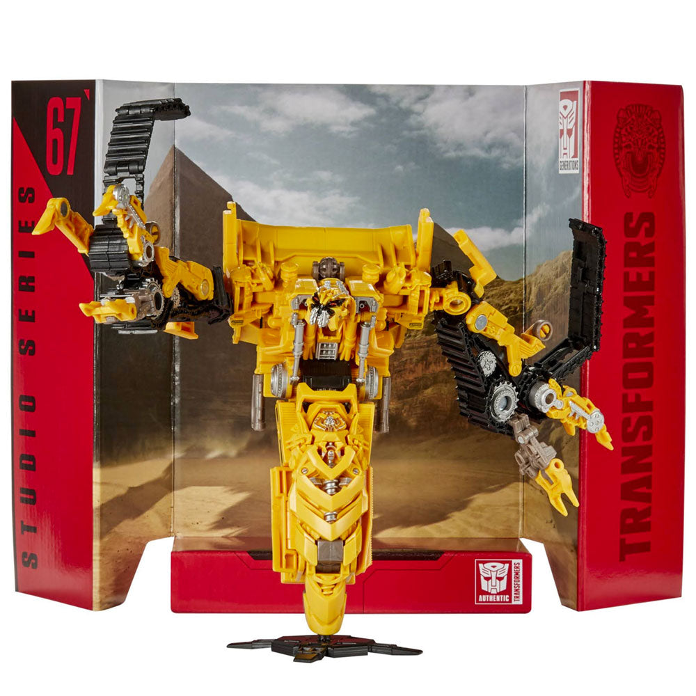 Transformers Studio Series 67 ROTF Skipjack Yellow Bulldozer Toy ...