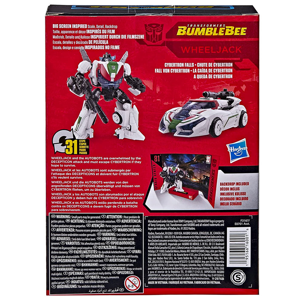 Transformers Studio Series 81 Wheeljack Deluxe Cybertronian Movie Toy ...
