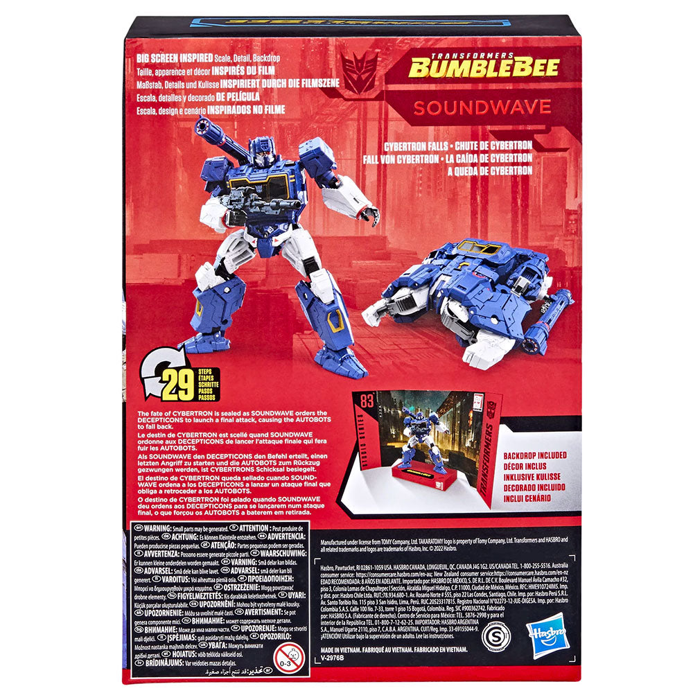 Buy Transformers Studio Series 83 Movie Cybertronian Soundwave Toy ...