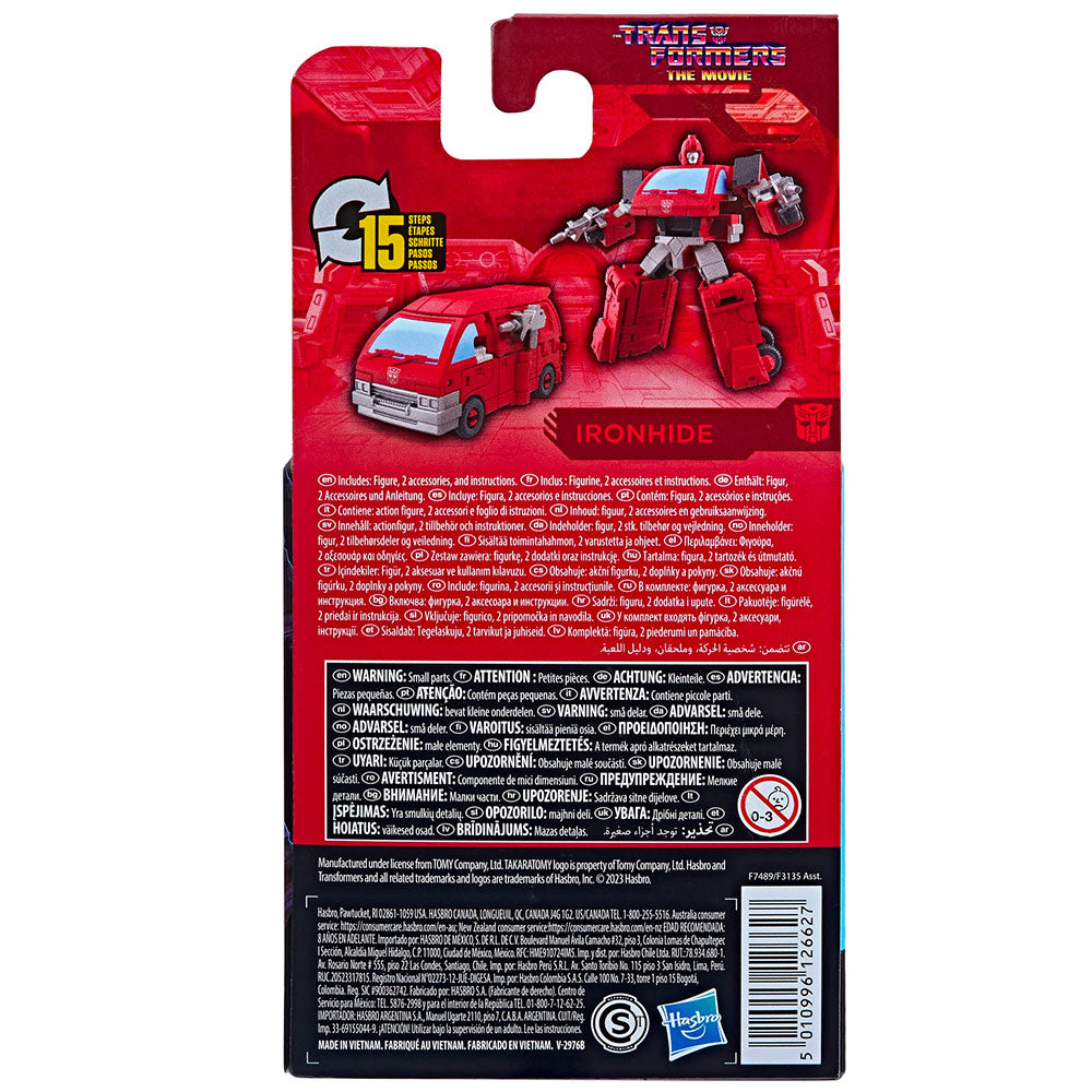 Buy Transformers Studio Series 86 Ironhide G1 Core Movie Toy ...