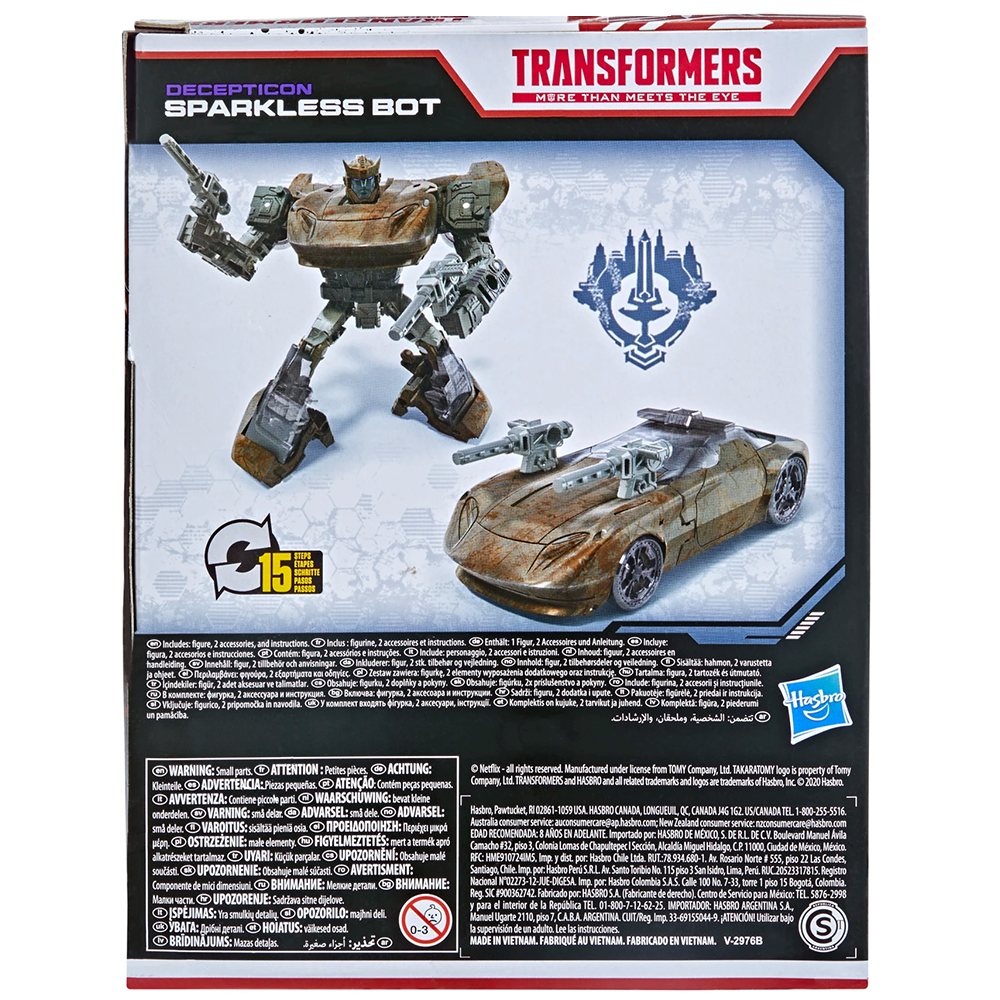 Transformers Netflix War For Cybertron Trilogy Sparkless Bot Barricade ...