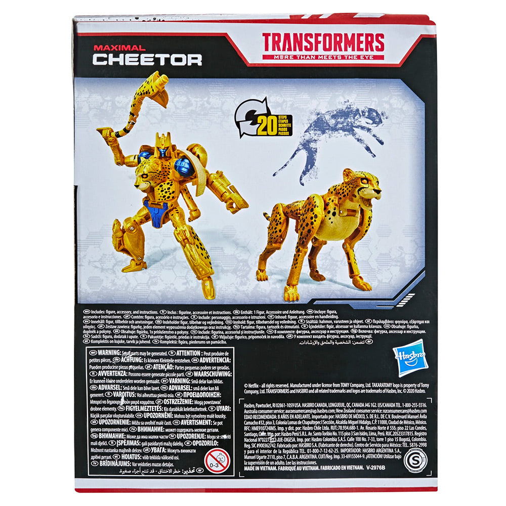 Transformers Netflix War For Cybertron Trilogy Cheetor Deluxe Walmart ...