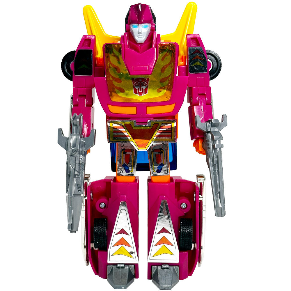 Transformers Pink Prototype G1 Hot Rod Custom Part-swap Reissue Toy ...