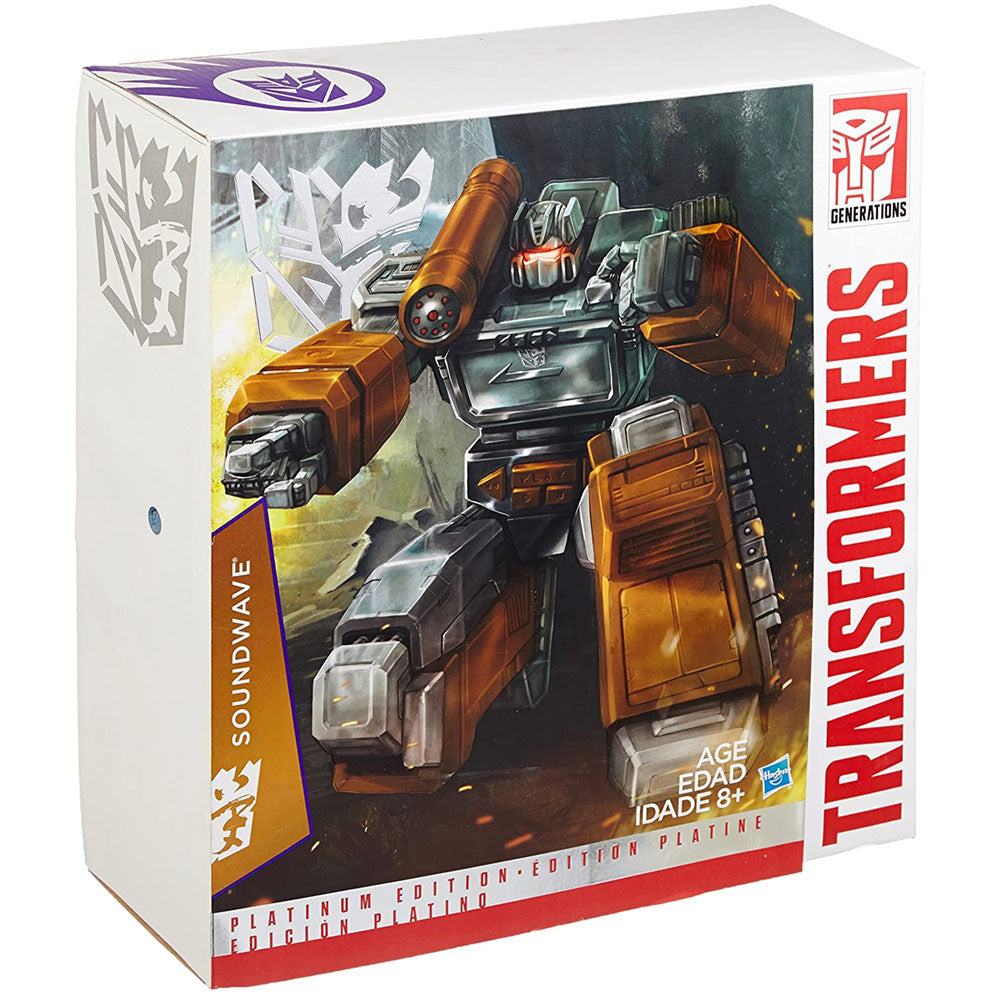 Transformers Platinum Edition Year of the Goat Soundwave Clear Giftset ...