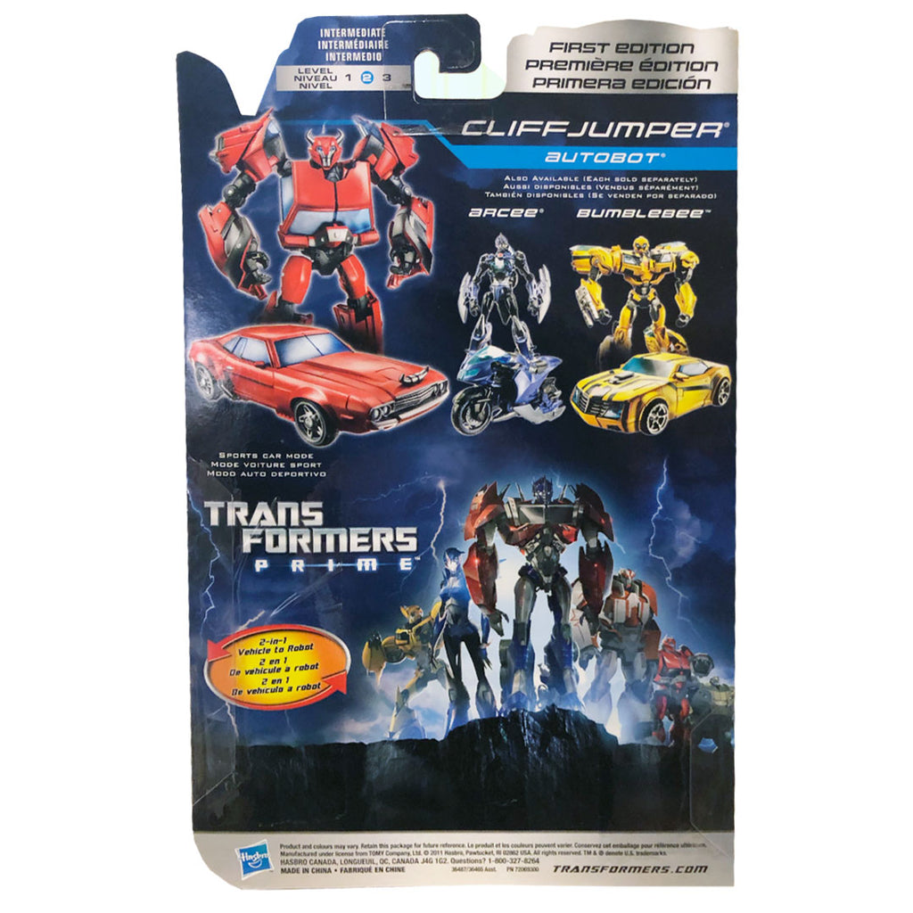 Buy Transformers Prime First Edition 004 Cliffjumper Deluxe Red Car ...