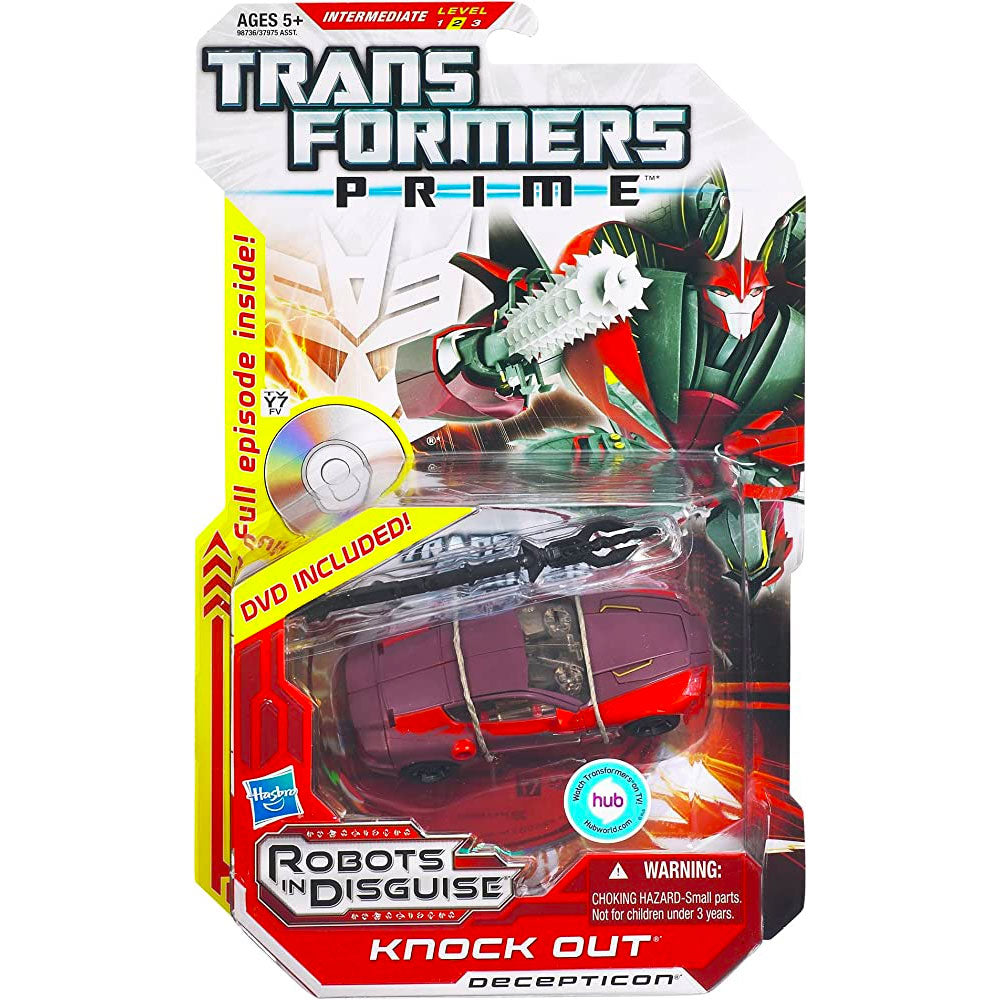 Transformers Prime Robots In Disguise 007 Knock Out Deluxe DVD variant ...