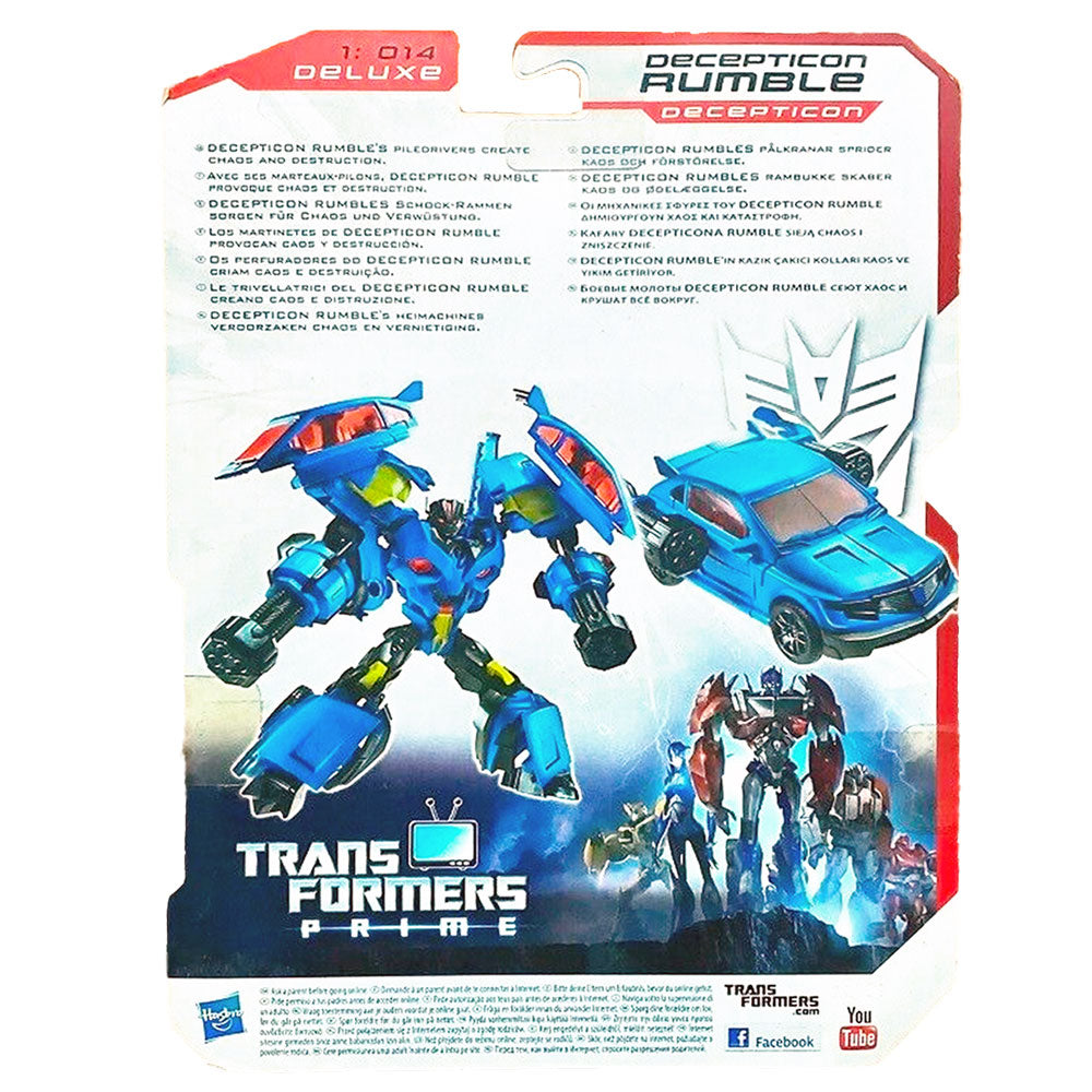 Transformers Prime R.I.D. 014 Decepticon Rumble Deluxe UK Variant Toy ...