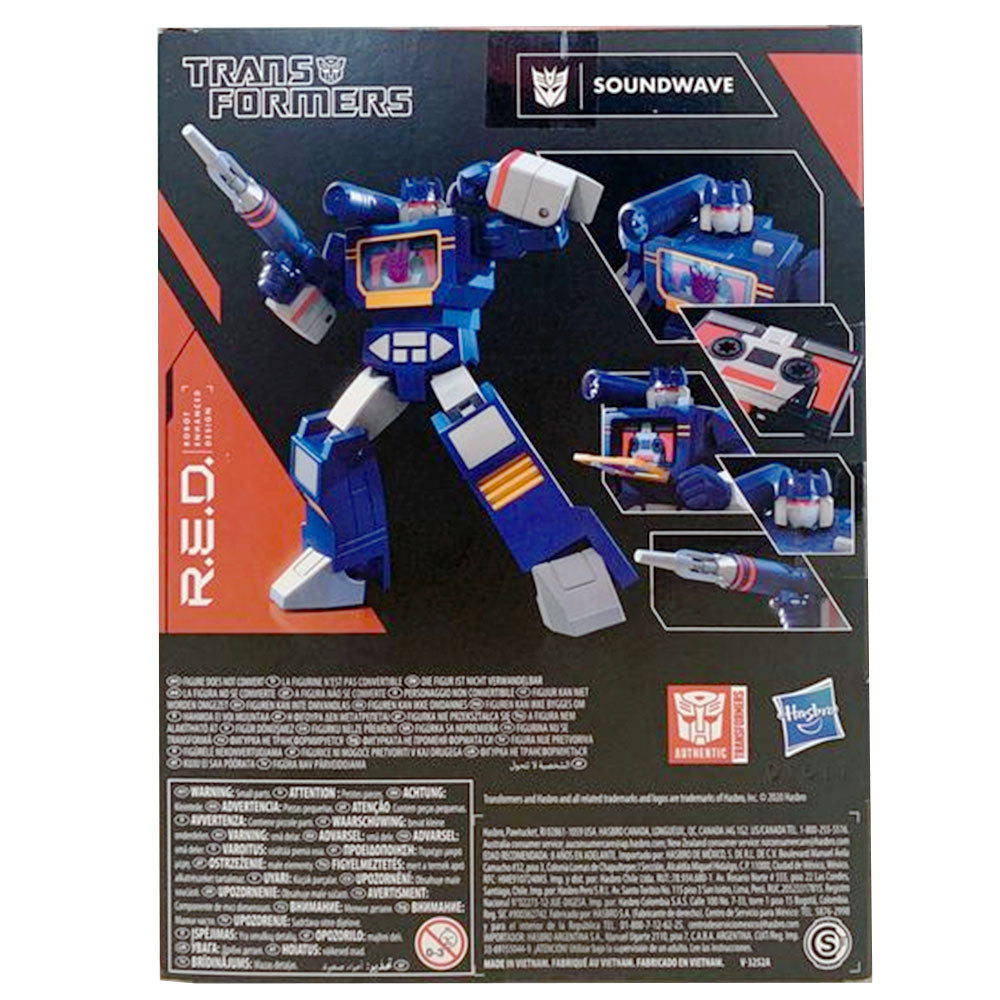 Buy Transformers R.E.D Series G1 Soundwave 6-inch action figure toy ...