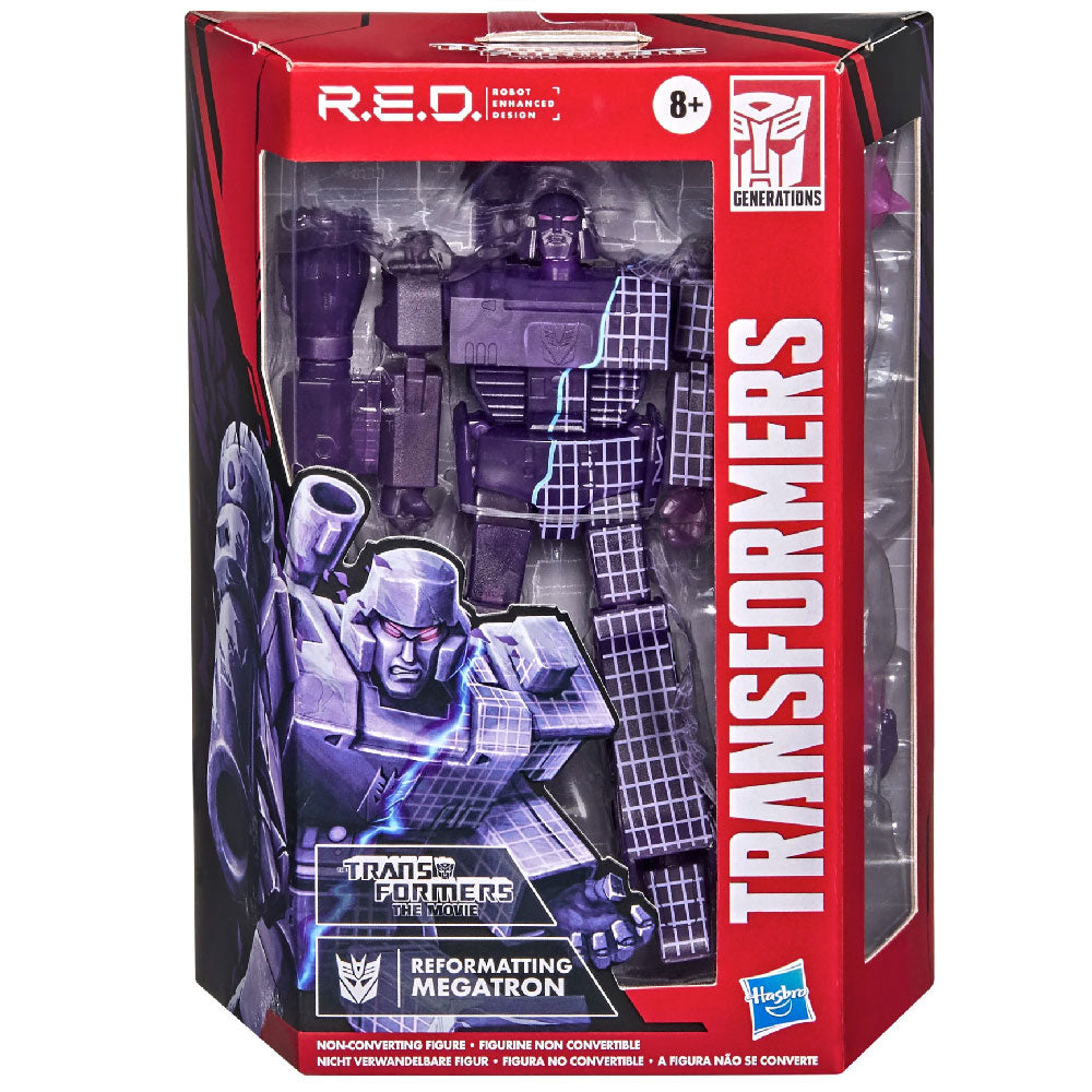 Transformers R.E.D Series G1 Reformatting Megatron action figure toy ...