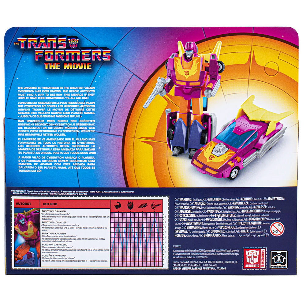 Transformers Retro TF:TM G1 Hot Rod Pink reissue Walmart Exclusive Toy ...