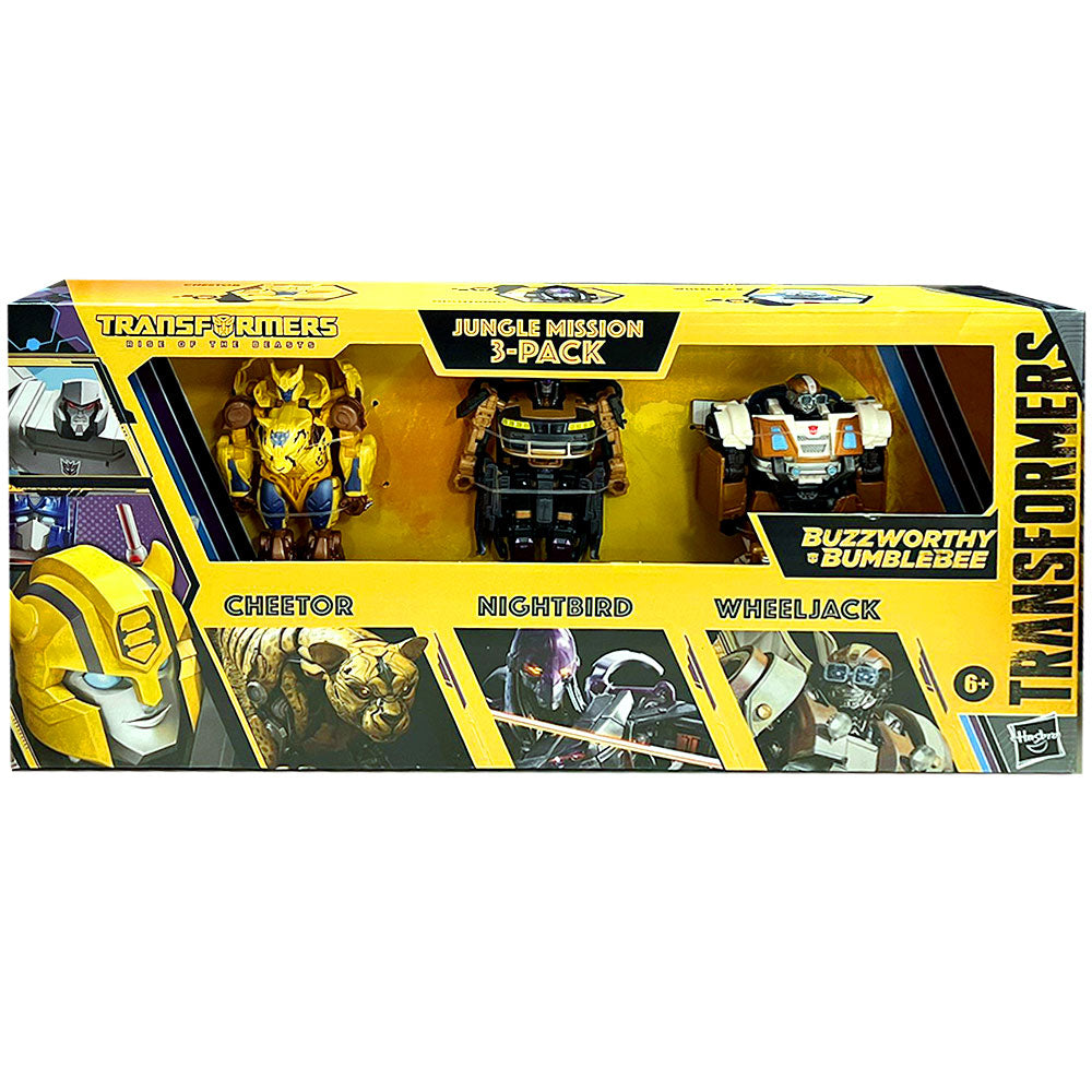 Transformers Rise of the Beasts Jungle Mission Cheetor Nightbird 3Pack ...