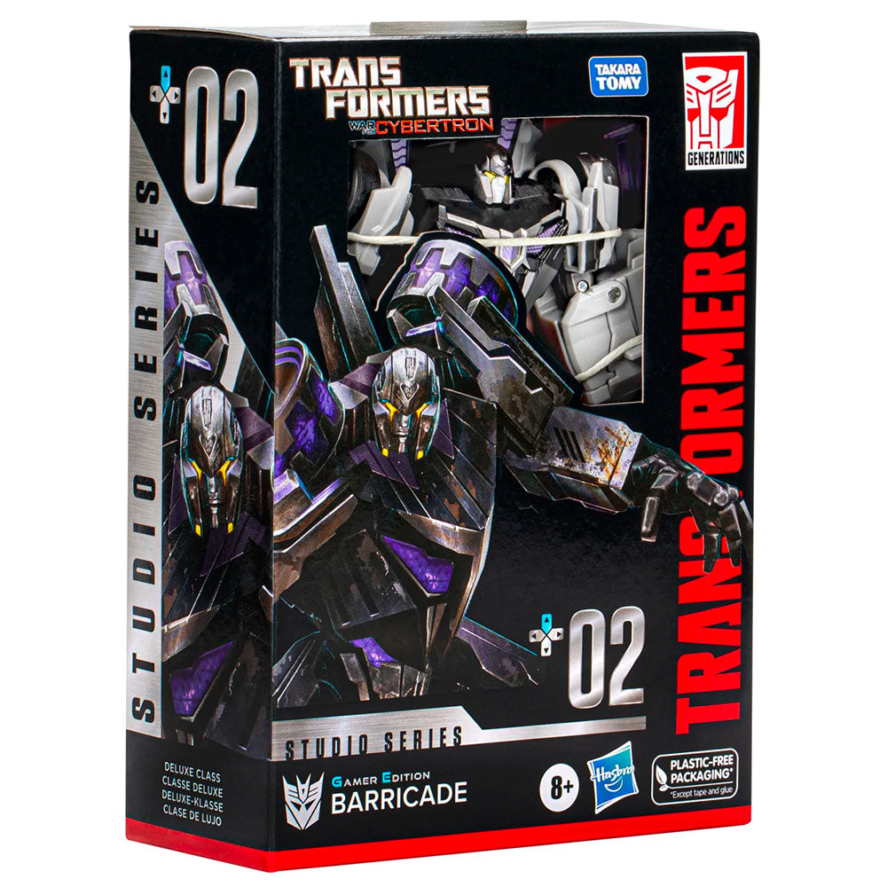 Transformers Studio Series 02 Gamer Edition Barricade High Moon Toy ...