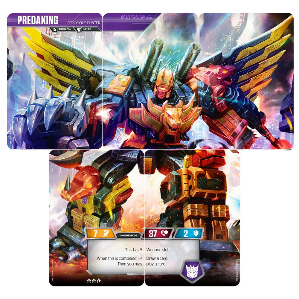 Transformers TCG Wave 2 Predaking Ferocious Hunter Complete set of 5 ...