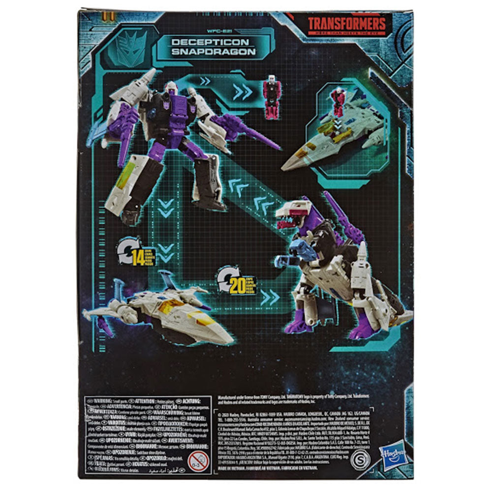 Transformers Earthrise WFC-E21 Snapdragon Triplechanger Voyager Toy ...