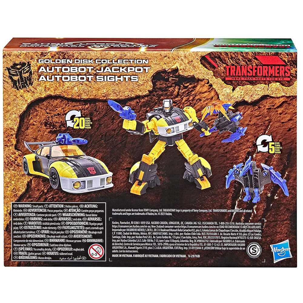 Transformers Kingdom Golden Disk Collection Jackpot Sights Toy 2-Pack ...