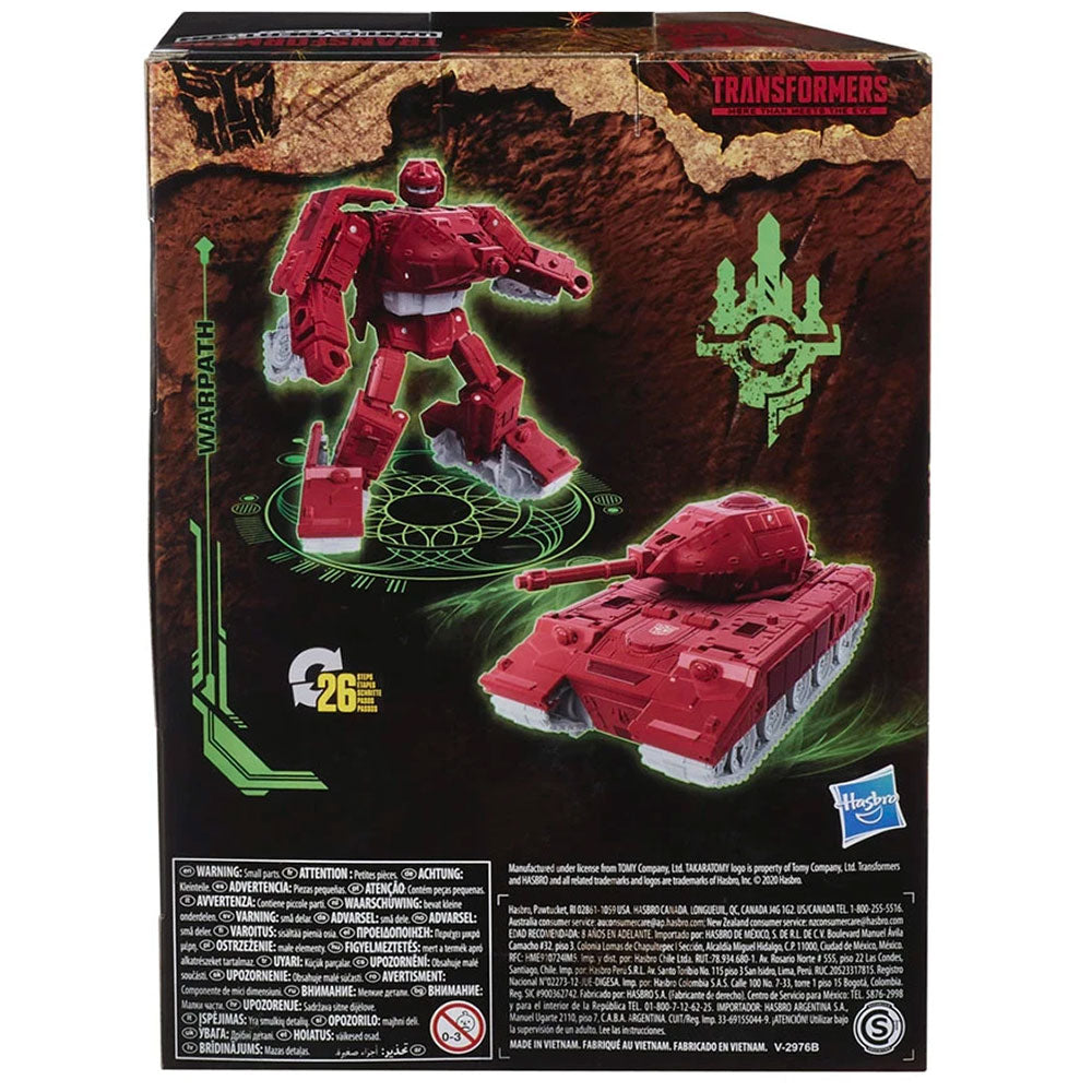 Transformers War for Cybertron Kingdom WFC-K6 Warpath G1 Tank Toy ...