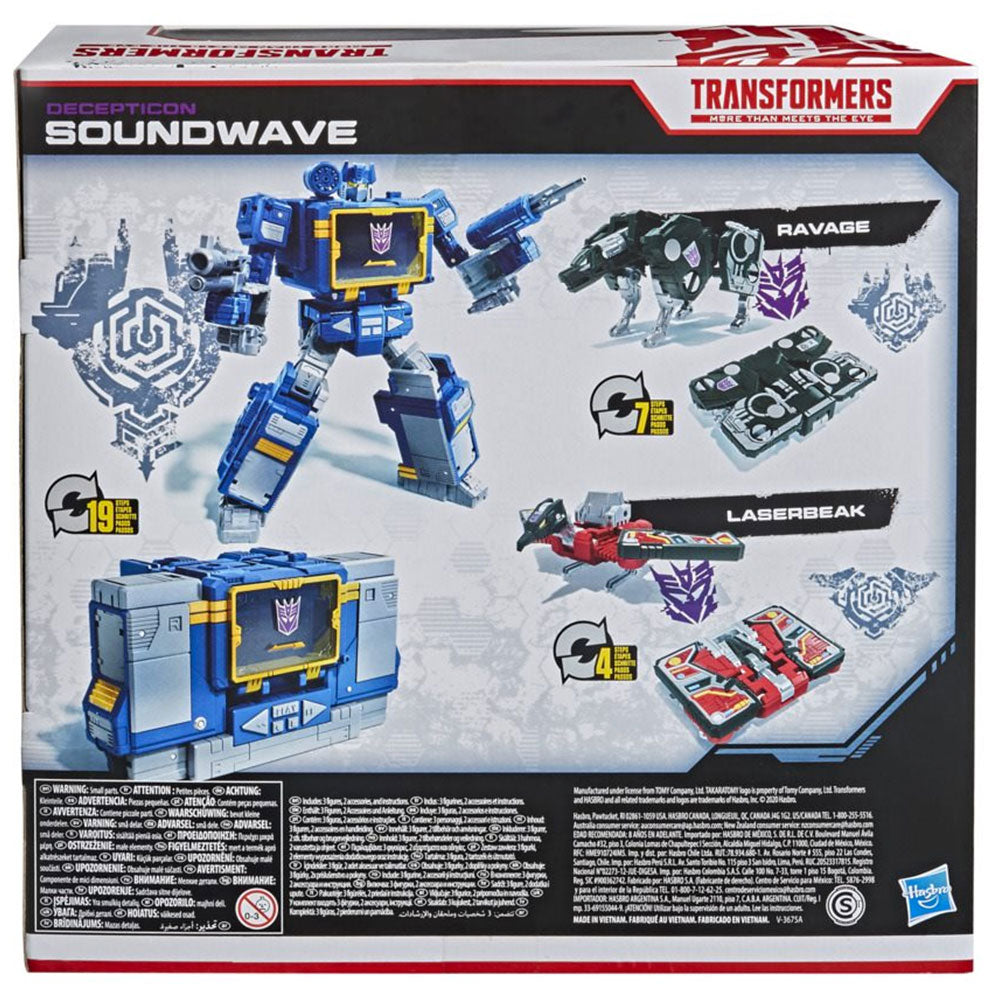 Transformers Netflix War For Cybertron Trilogy Earthrise Soundwave Set ...