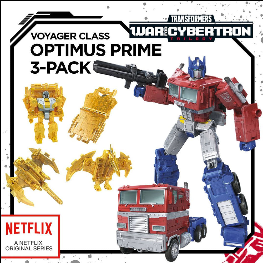 Transformers Netflix War For Cybertron Trilogy Optimus Prime 3-Pack ...
