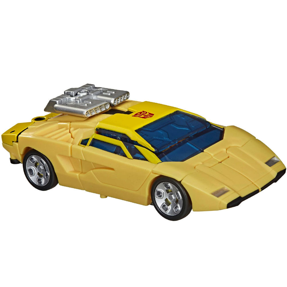 Transformers Earthrise WFC-E36 Sunstreaker Yellow Car Robot Toy ...